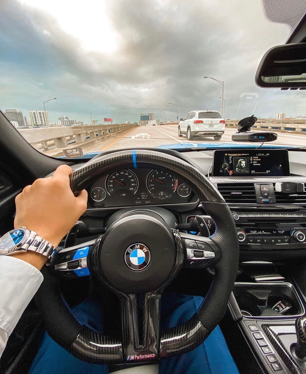 BMW M-Sport Steering Wheel M Button & Engine Stop/Start – CarbonSteer